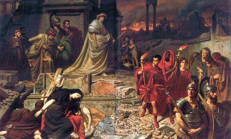 18 luglio, l'Incendio di Roma: Nerone e la montatura contro i cristiani